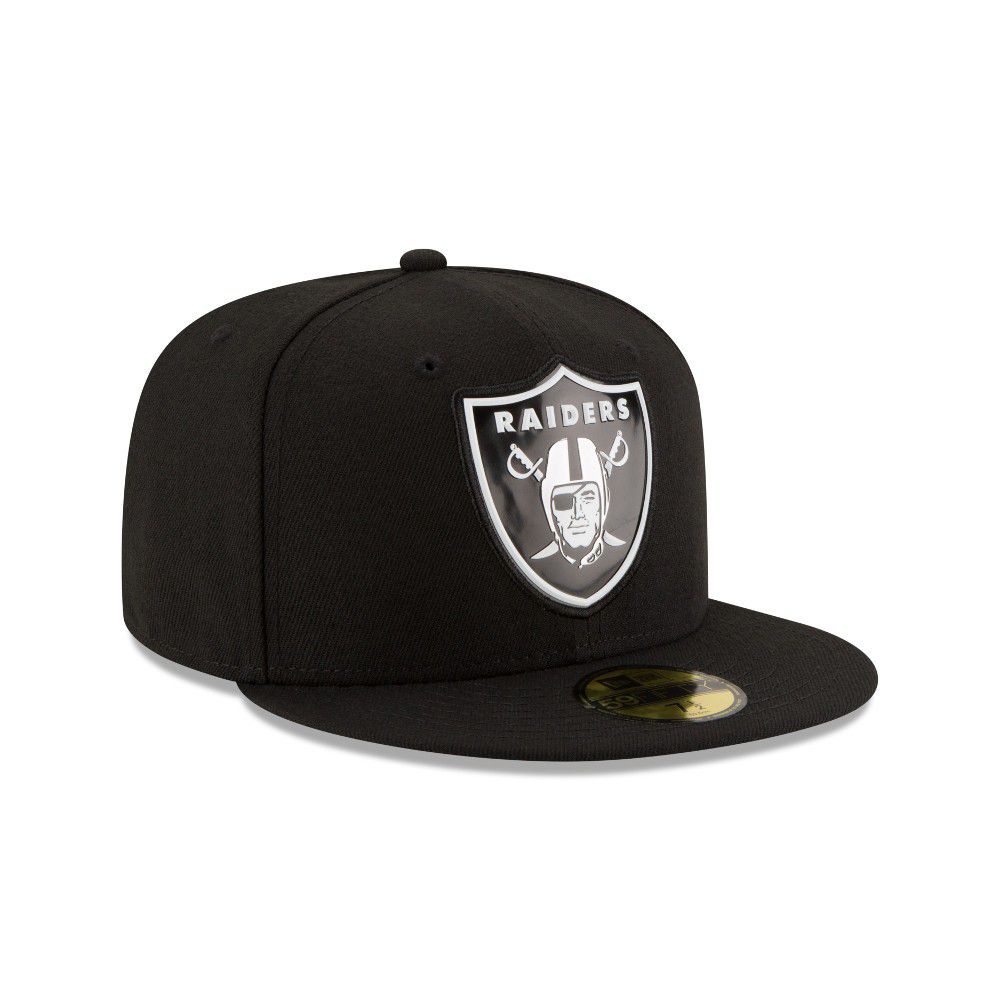 Boné Oakland Raiders Beveled Team 5950 Fechado - New Era - FIRST DOWN ...