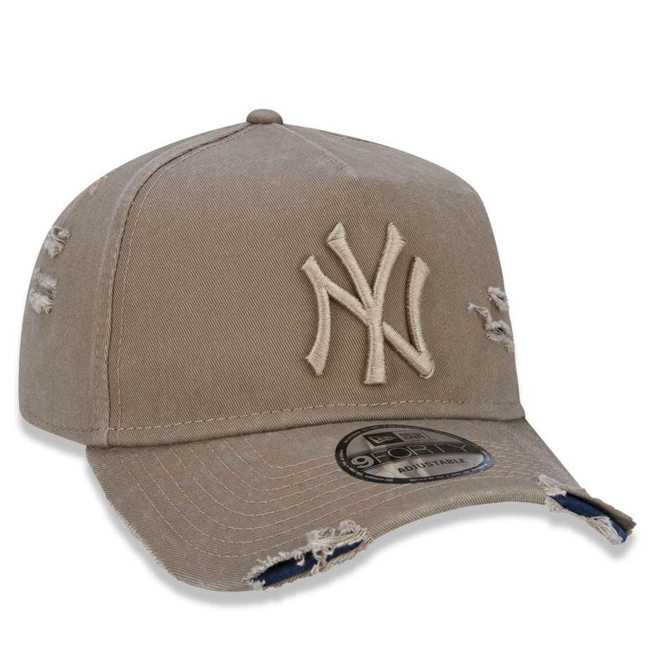 Boné New York Yankees 940 Damage Destroyed Marrom - New Era - FIRST ...