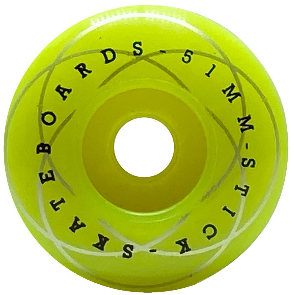 Roda Stick Skateboard Amarela 51mm Speed Wheels - Virtual Skate Shop ...