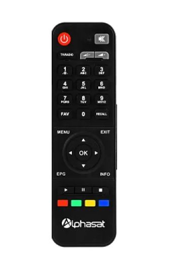 Controle Remoto para Receptor Alphasat dC PLUS - EVANELETRO.COM - Distribuidor e Revendedor ...