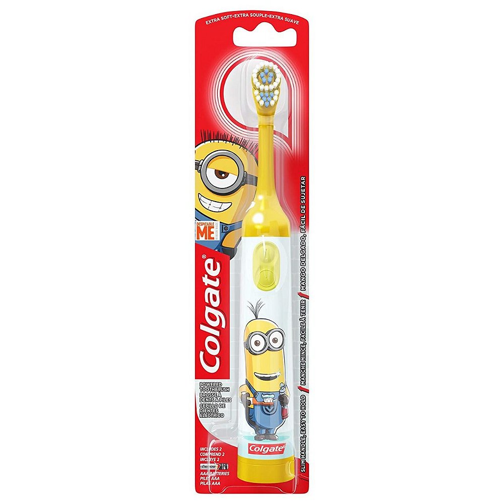 Escova Elétrica Infantil Minions Amarela - Colgate - Maria Pirulita ...