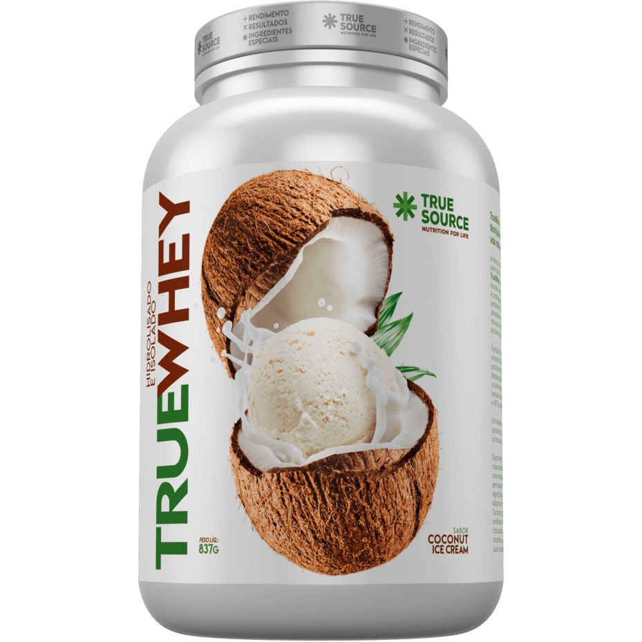 True Whey (Proteína Isolada e Hidrolisada) - 837g - True Source - FITFIELD