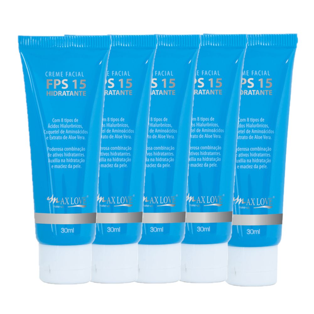 Max Love - Creme Facial HIdratante FPS 15 - 32 Unid - Maquiagem em ...