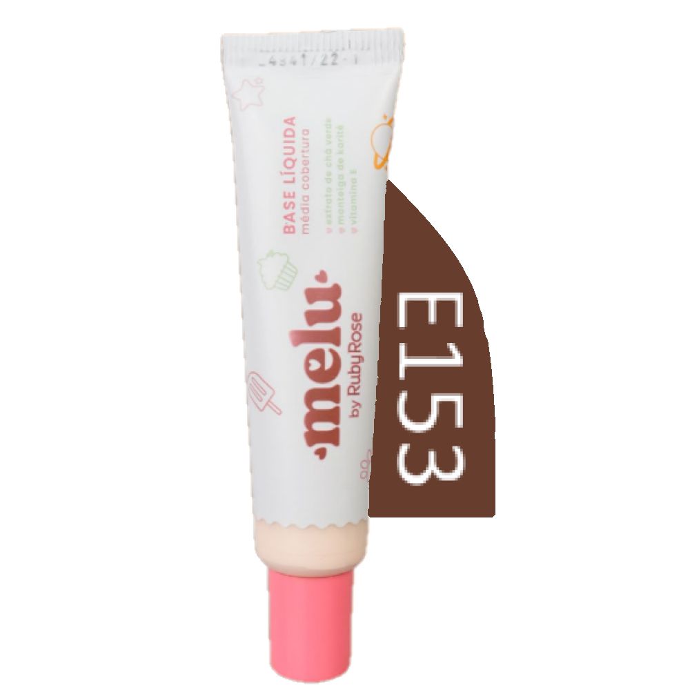 Ruby Rose - Base liquida Melu G4 RR872 - E153 - Maquiagem em Atacado, Maquiagem para Revenda ...