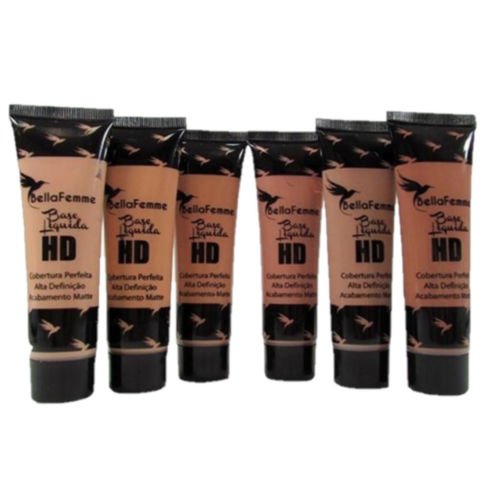 Base Liquido Matte HD Bella Femme Atacado Revenda BF10008 - Maquiagem em Atacado, Maquiagem para ...