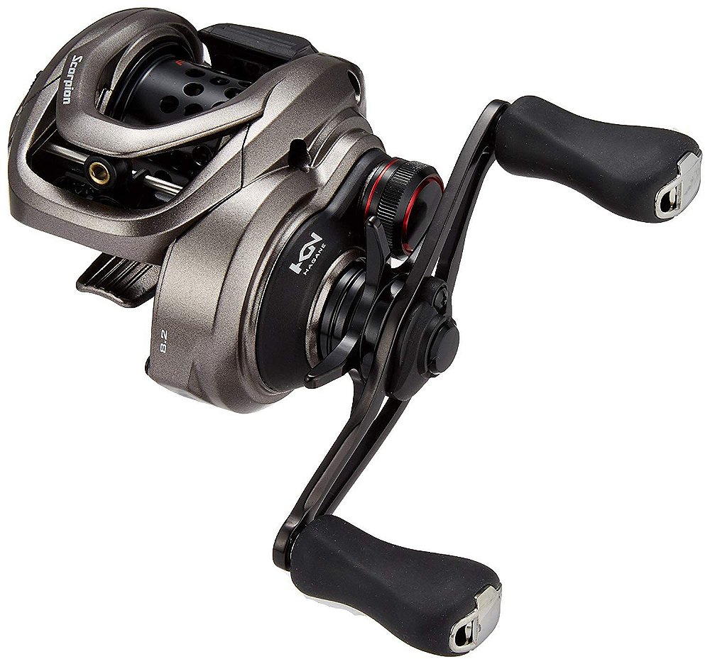 Carretilha Shimano Scorpion BFS XG - Esquerda - Marlim Pesca