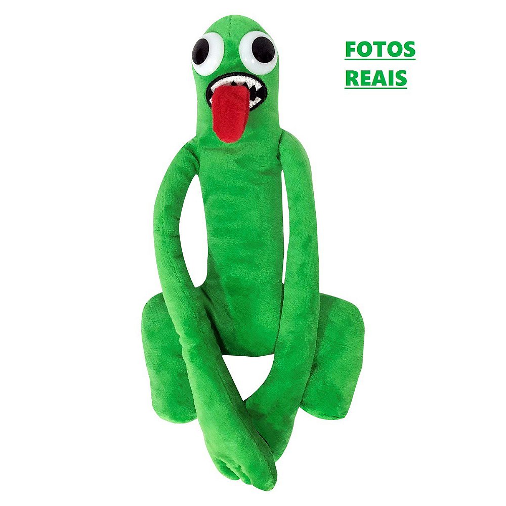 Kit 3 Pelúcia Boneco Azul Babão, Verde e Laranja Roblox Rainbow Friends ...