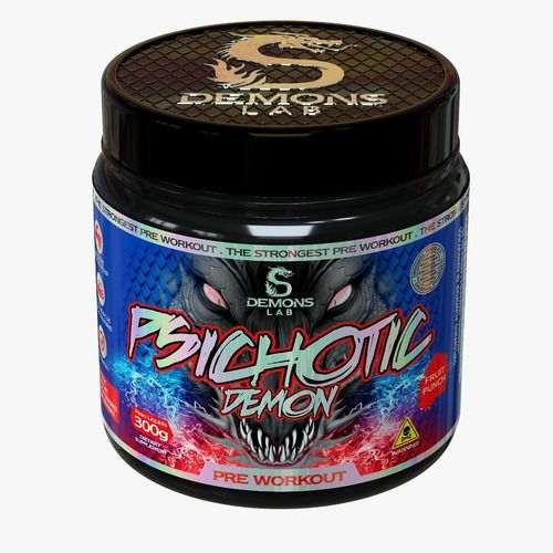 PSICHOTIC DEMON BLACK FRUIT PUNCH 300G DEMONS LAB - CASAL MONSTRO SUPLEMENTOS