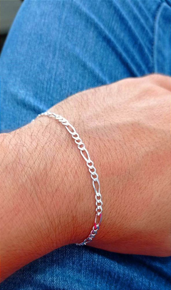 CONJUNTO CORRENTE E PULSEIRA DE PRATA MASCULINA 3X1 3MM 70 CM - Prata ... CONJUNTO CORRENTE E PULSEIRA DE PRATA MASCULINA 3X1 3MM 70 CM - Prata ...