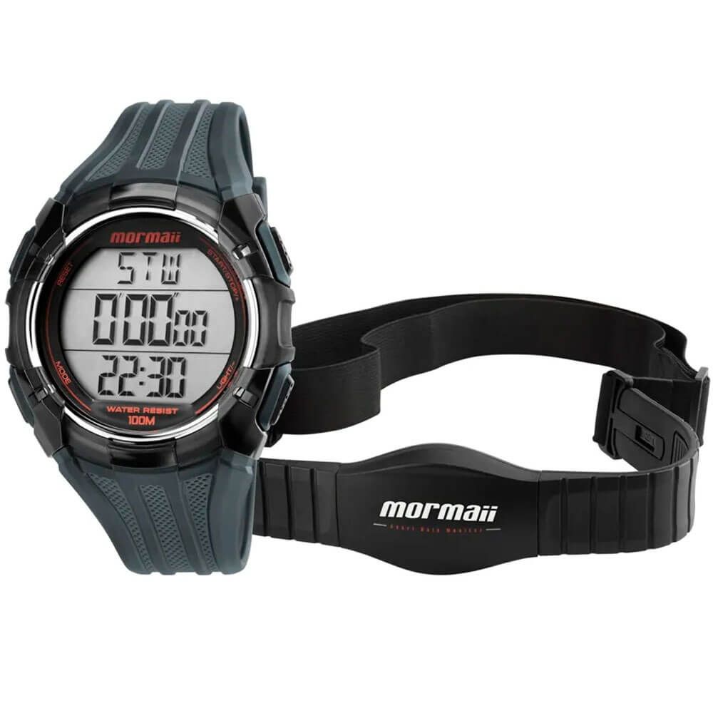 Relógio Monitor Cardíaco Mormaii Tech Performance MO11558A/8R ...