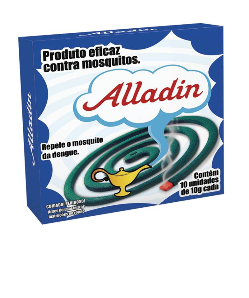 Inseticida Espiral Alladin cartucho caixa 48 unidades - Multibrands