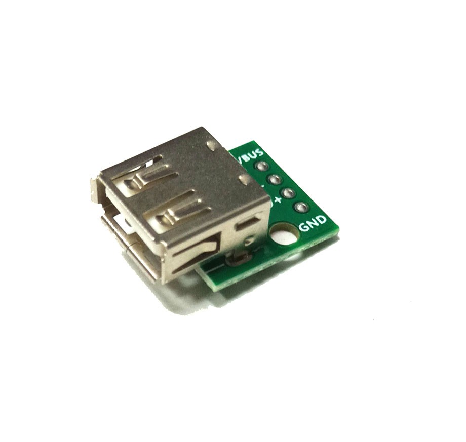 Módulo Adaptador Conector Usb Femea 2.0 Dip - PISCALED | Arduino ...
