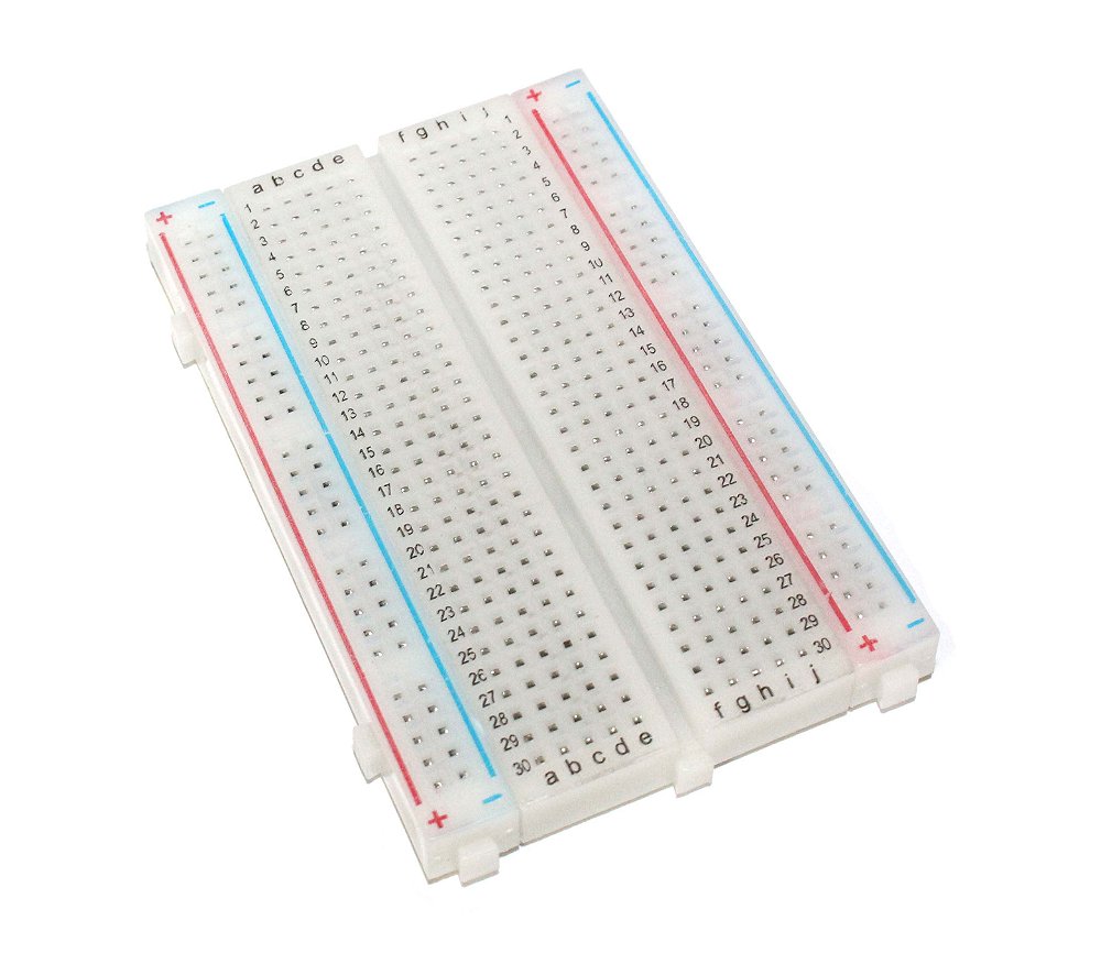 Protoboard 400 Pontos - PISCALED | Arduino | Componentes eletrônicos ...