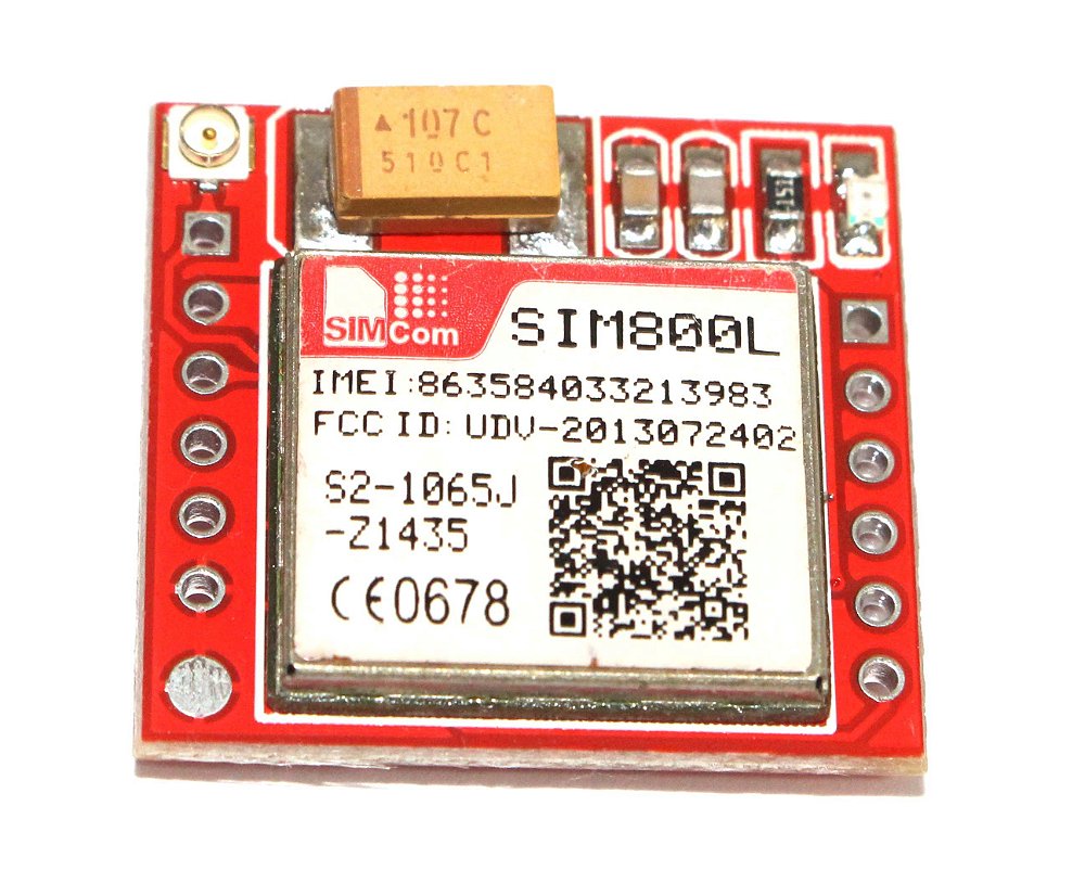 Módulo GSM GPRS SIM800L - PISCALED | Arduino | Componentes eletrônicos ...