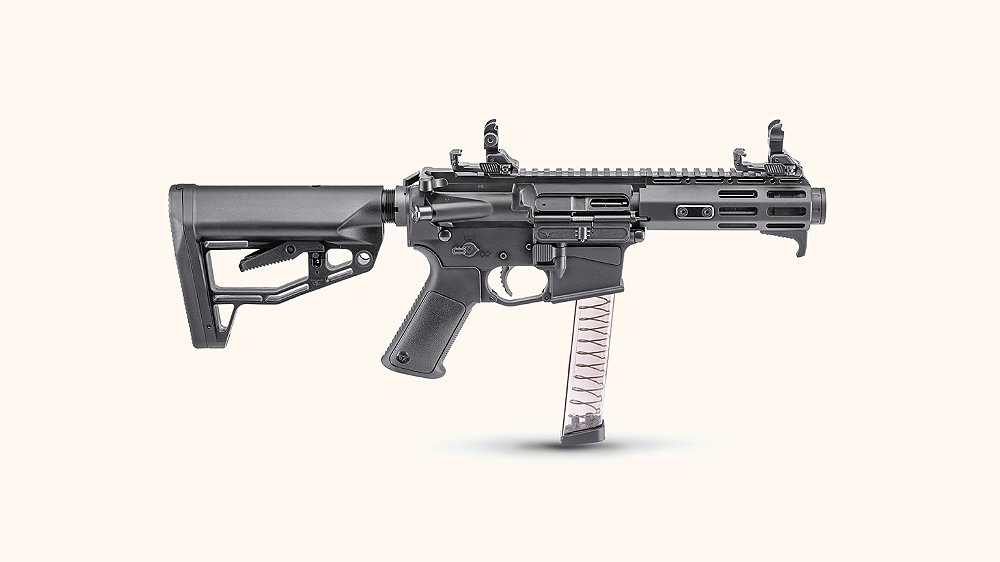 FE-905PR (SEMI-AUTO) OU FE-905SM (FULL-AUTO) CARABINA FIRE EAGLE 9x19 ...