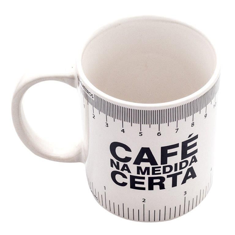 Caneca café medida certa uatt - Pinguim Presentes