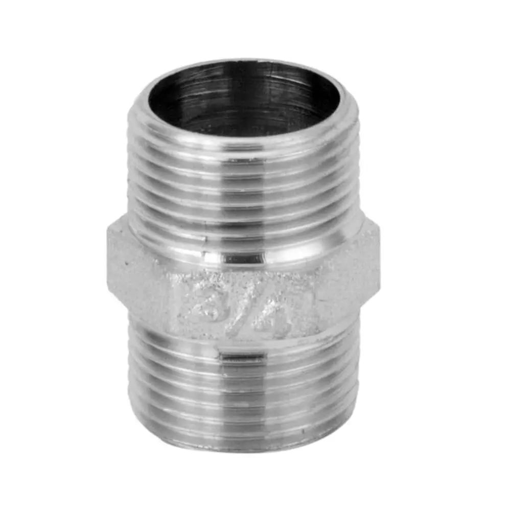 Niple Metal BSP 3/4" X 3/4" Cromado - GARDEN - Mercadão Lojista ...