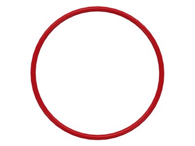 Elástico de Borracha Vermelho - TECLINC