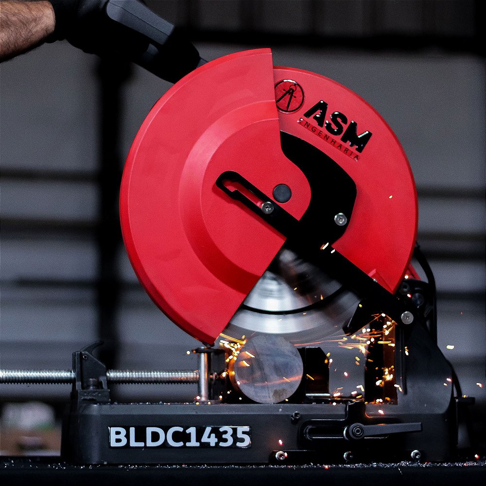 Policorte Portátil ASM Ultra BLDC 1435 + Disco de Corte - ASM Engenharia