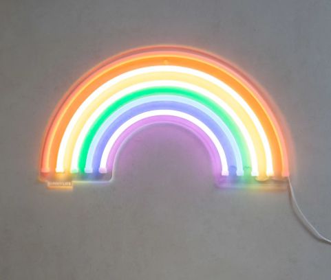 Luminária Neon Led Arco iris - 01 Unidade - ArtLille - Rizzo Decorações ...