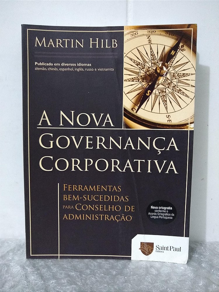 A Nova Governança Corporativa - Martin Hilb - Seboterapia - Livros