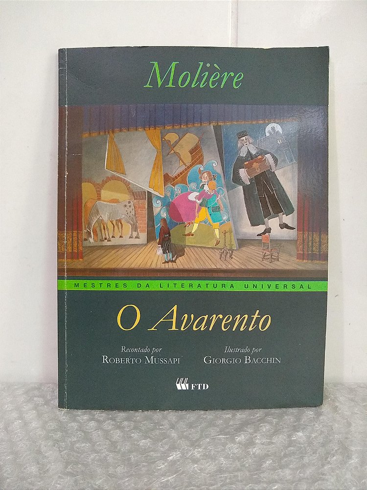 O Avarento - Molière - Seboterapia - Livros