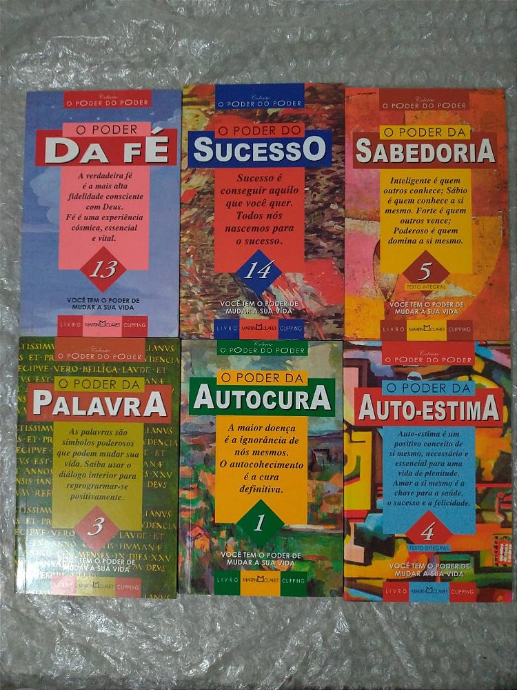Coleção o poder do Poder - C/6 volumes - Seboterapia - Livros
