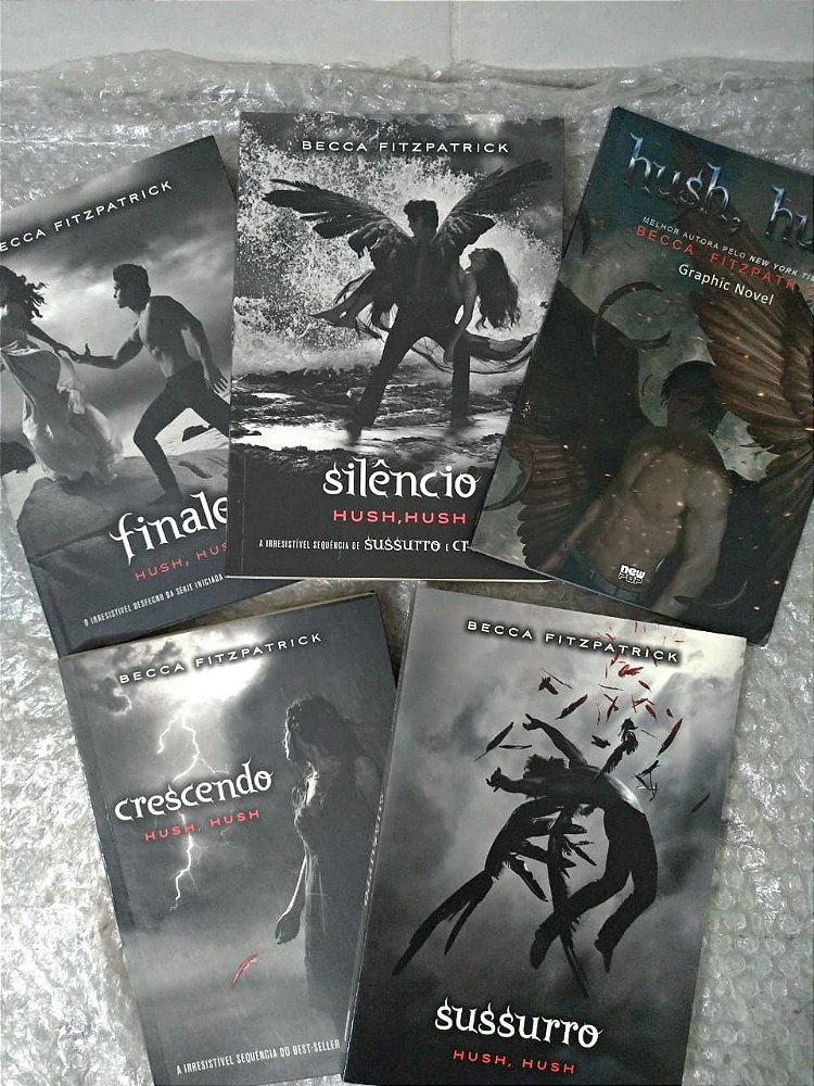 Coleção Hush, Hush - Becca Fitzpatrick C/5 Livros - Seboterapia - Livros
