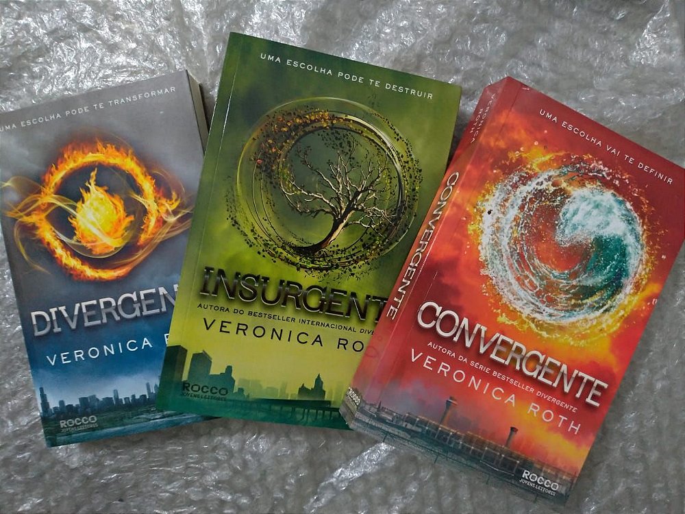 Coleção Divergente - Veronica Roth - C/3 livros - Seboterapia - Livros