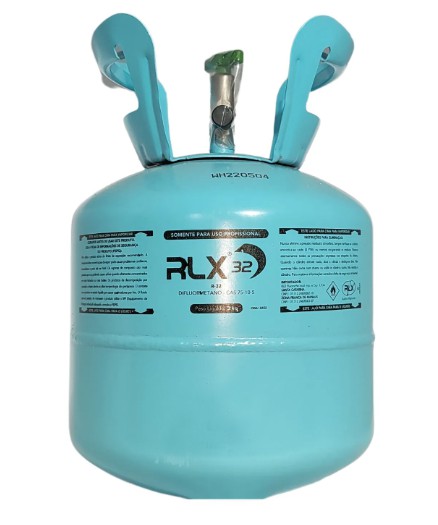 Gás Refrigerante R32 HFC DAC 3KG - RLX ONU 3252 - Difusor ar condicionado