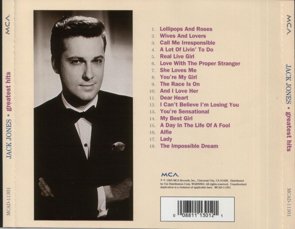 CD - Jack Jones – Greatest Hits ( Importado ) - Colecionadores Discos ...