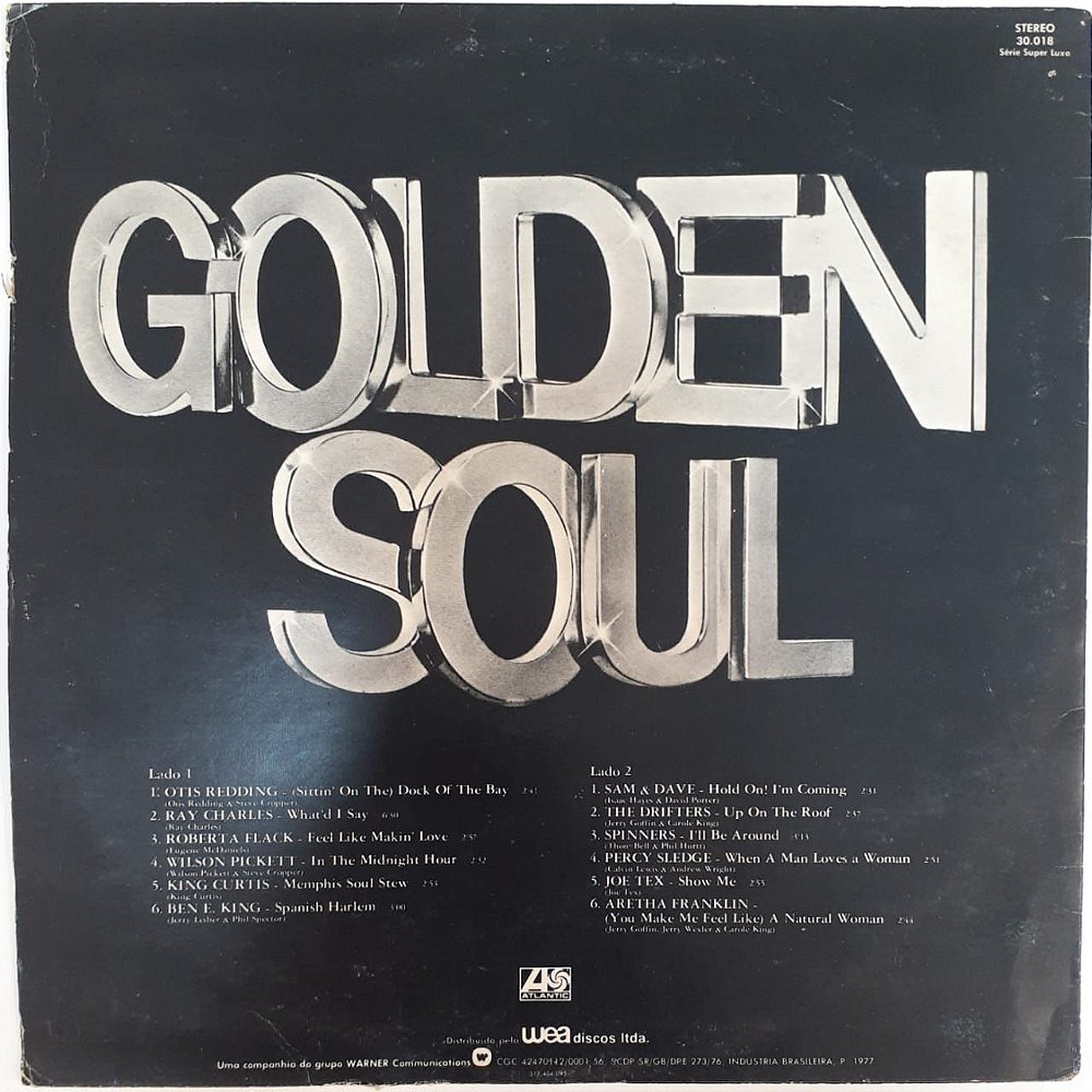 LP - Golden Soul - Colecionadores Discos - vários títulos em Vinil, CD ...