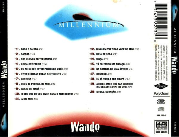 CD - Wando (Coleção Millennium - 20 Músicas Do Século XX ...