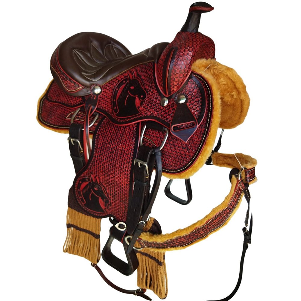 Sela Americana Quarto de Milha Couro legítimo!!! - Selaria Filimar