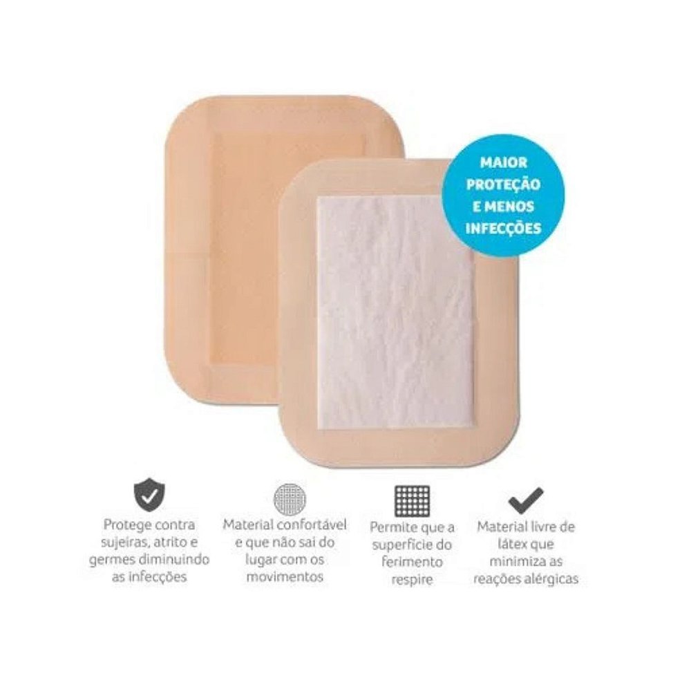 Curativo Extra Grande Sem Látex 10Unidades Bandeide - FisioSmart Loja ...