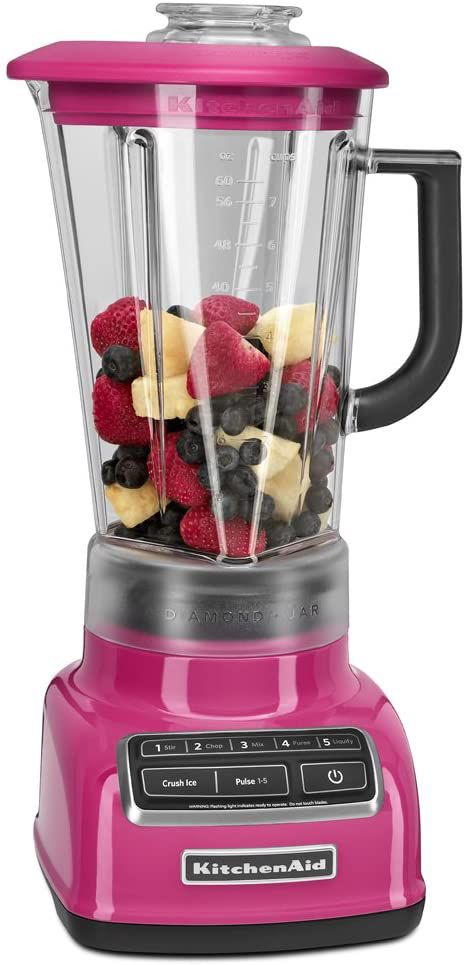 [PRONTA ENTREGA] Liquidificador Diamond Kitchenaid Cranberry - Rosa ...