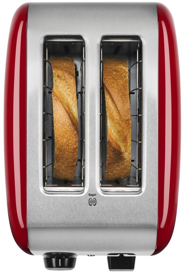 Torradeira Elétrica KitchenAid Clássica 2 Fatias - Vermelha - ComprasPanafi