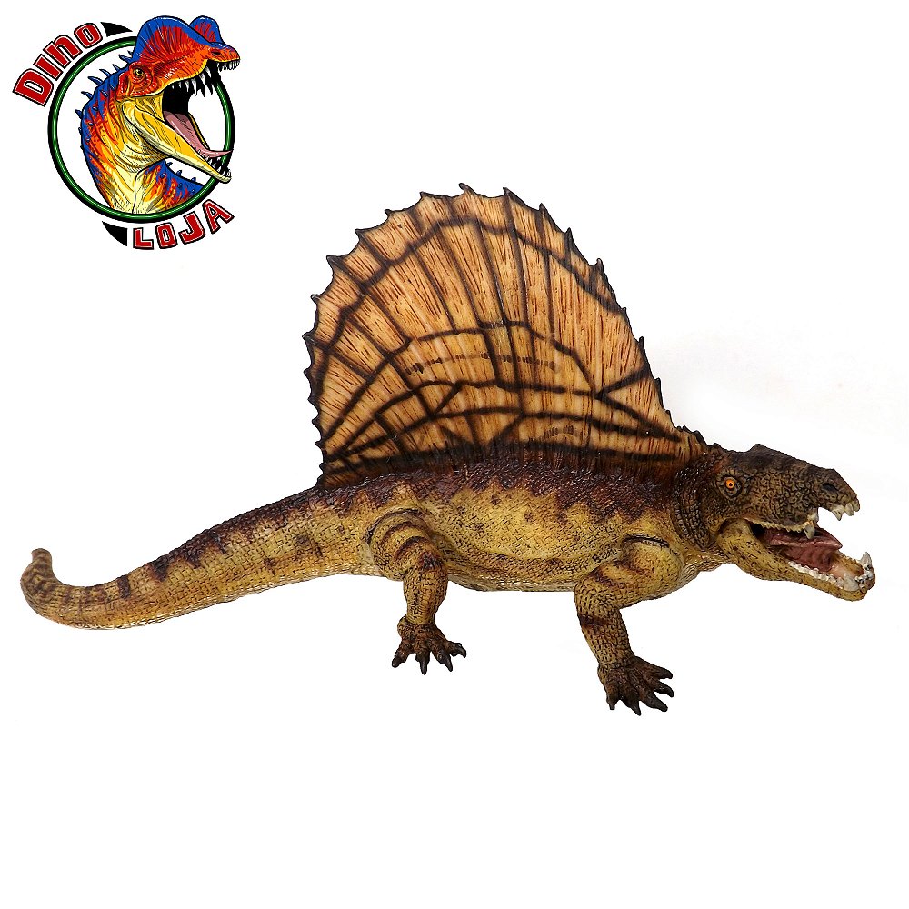 DIMETRODON PAPO MINIATURA BRINQUEDO DE RÉPTIL PRÉ-HISTÓRICO RÉPLICA ...