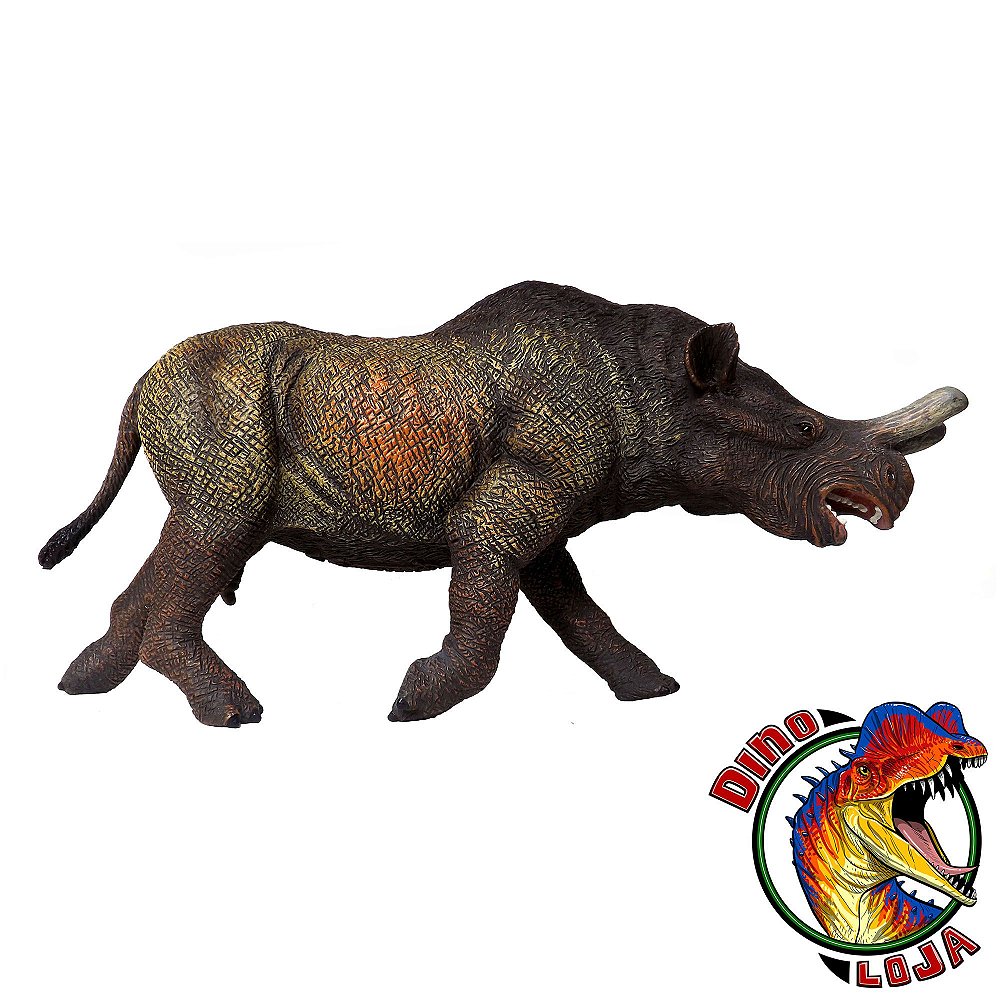 MEGACEROPS COLLECTA DELUXE (BRONTOTÉRIO) BRINQUEDO DE ANIMAL RÉPLICA DE ...