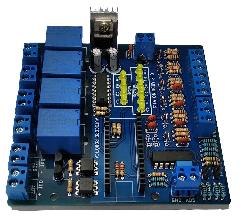 Shield CLP para Arduino Nano V1.1 - AutoCore Robótica