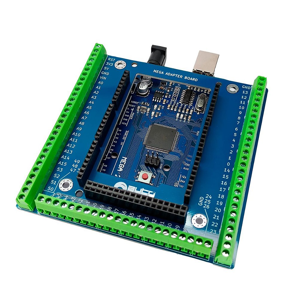 Shield Adaptador Empilhável com Bornes para Arduino Mega - AutoCore ...