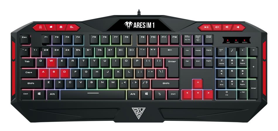 KIT GAMDIAS COMBO TECLADO ARES M1 + MOUSE ZEUS E2 3200DPI - Evolutek ...