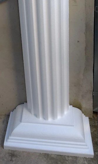 Capitel para coluna grega meia-cana - 2 unidades - Hobbyart molduras em ...