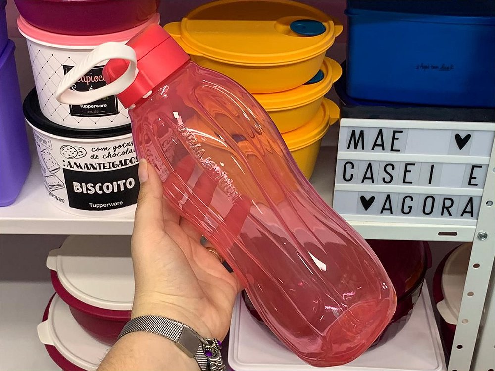 Tupperware Eco Tupper Plus 1,5 Litros Rosa - Mãe, Casei e Agora ...