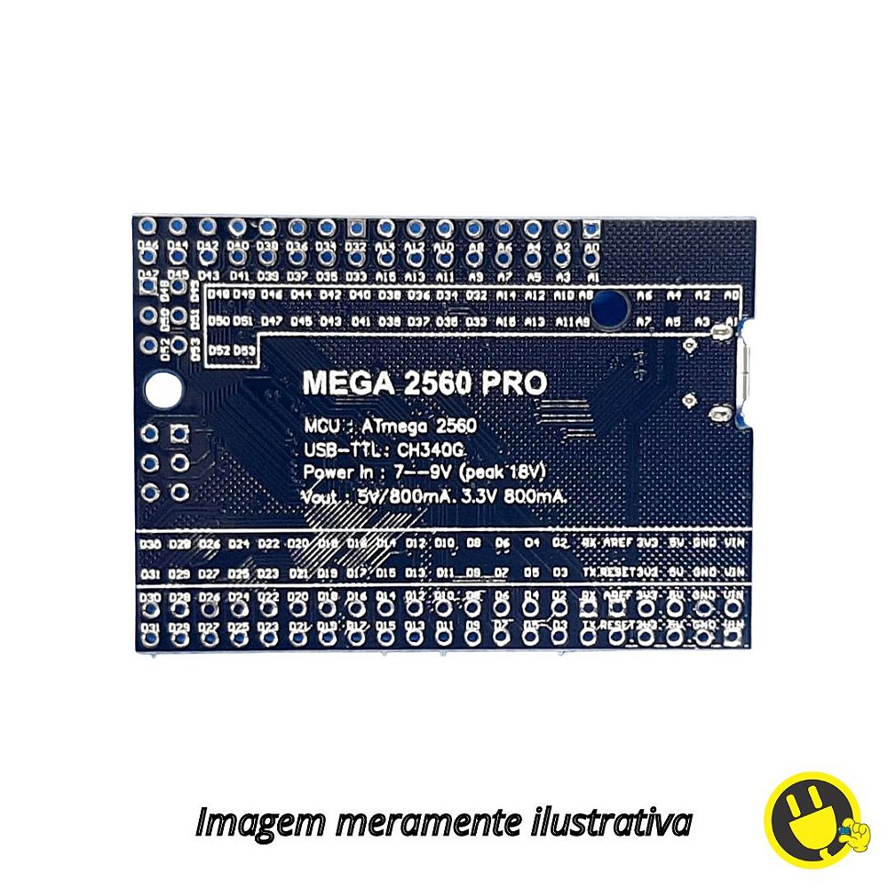 Arduino Mega 2560 PRO MINI 5V (Embed) CH340G ATmega2560-16AU - Arduino ...