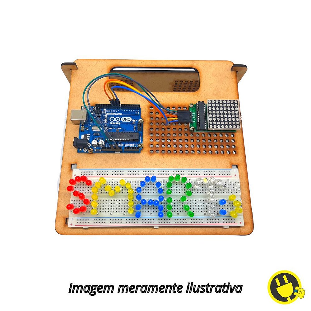 Base Mdf Para Arduino Uno Protoboard E Sensores Arduino E Raspberry Em Manaus é Na Smart Projects