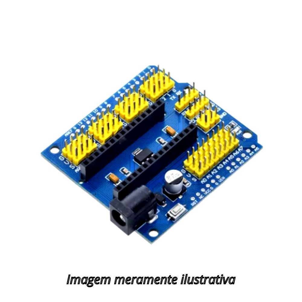 Adaptador Shield para Expansão do Arduino Nano - Arduino e Raspberry em Manaus é na Smart Projects!