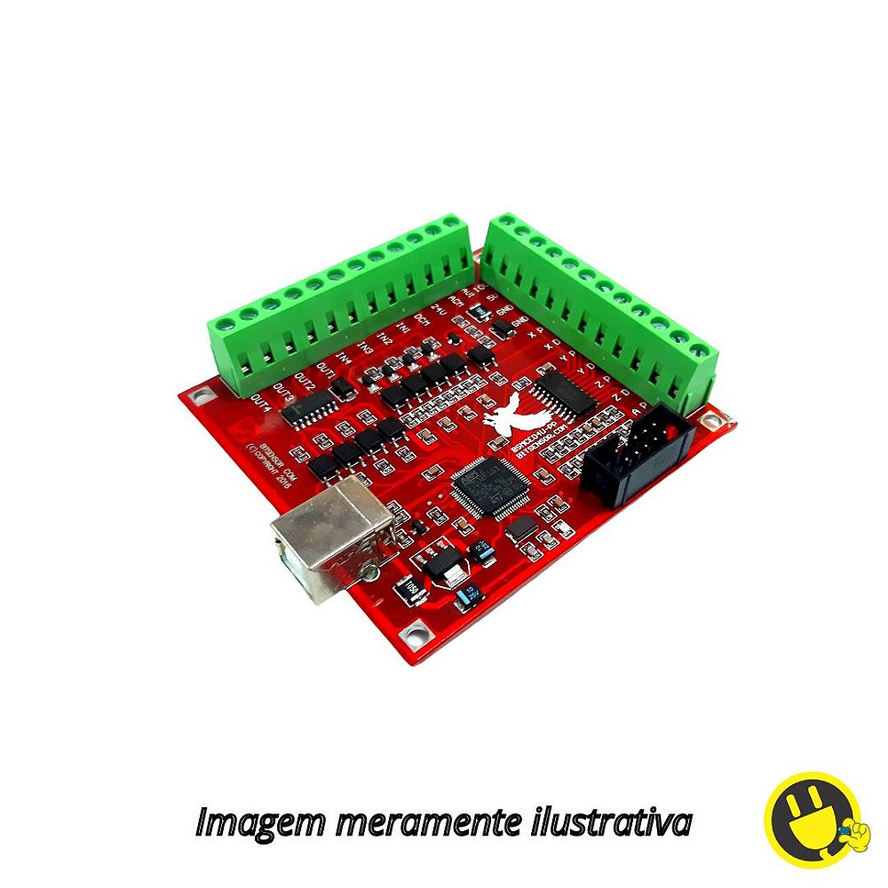 Placa Controladora CNC USB Mach3 4 Eixos - Arduino e Raspberry em Manaus é na Smart Projects!