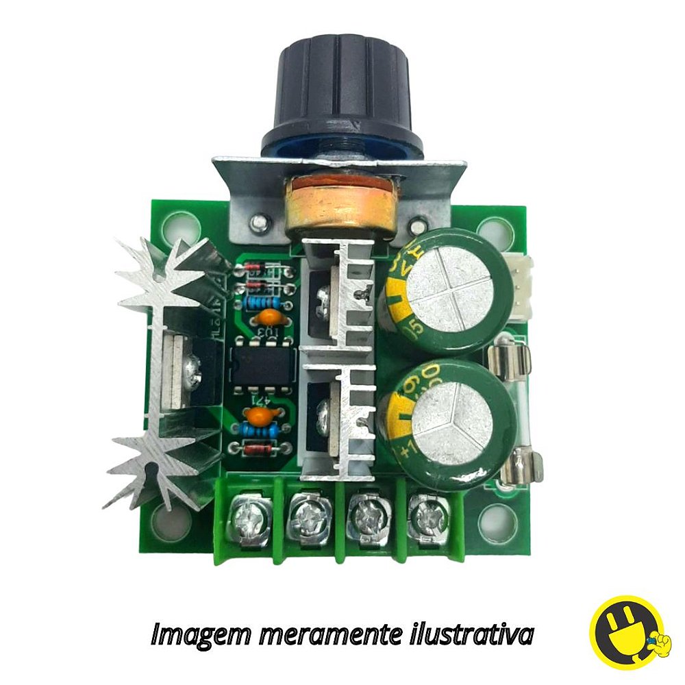 Módulo Controlador de Velocidade PWM 12-40V 10A - Arduino e Raspberry ...