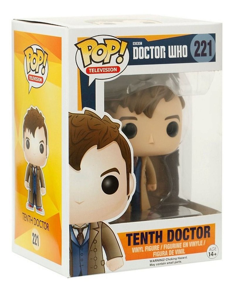 Funko Pop! Doctor Who Tenth Doctor 221 - Moça do Pop - Funko Pop é aqui!